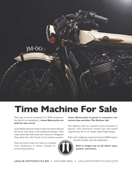 Time Machine for Sale - Janus Motorcycles