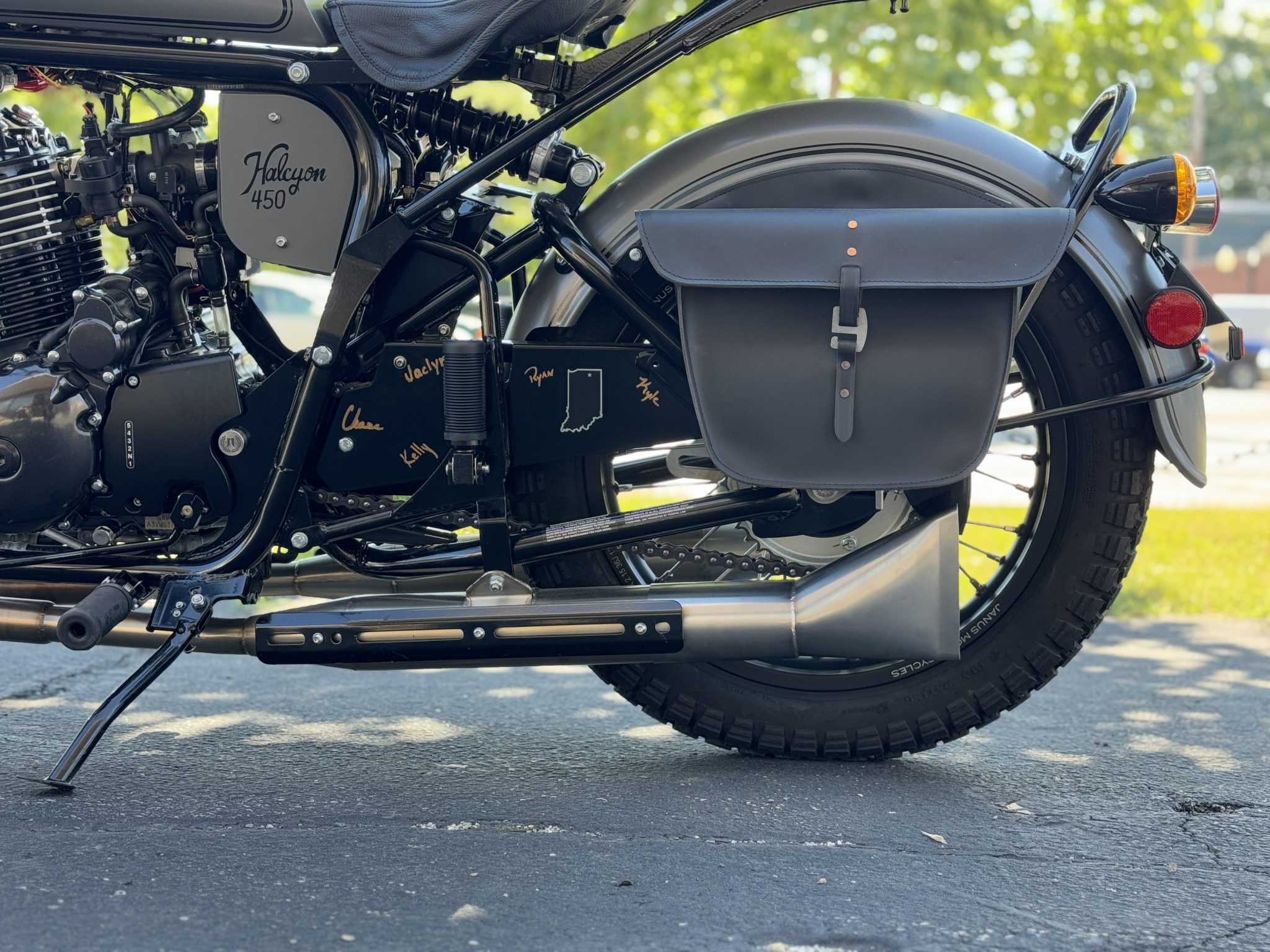Halcyon 450 Fishtail Exhaust - Janus Motorcycles