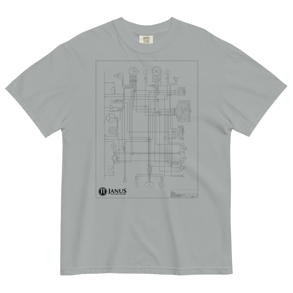 250 Wiring Diagram Tee - Janus Motorcycles